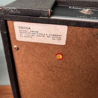 Decca DMI-62 1960’s Tube Amplifier | Reverb