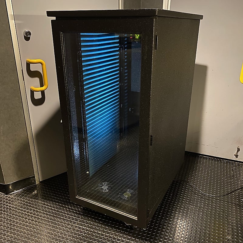 Argosy 24U studio isolation rack - Figured Charcoal | Reverb