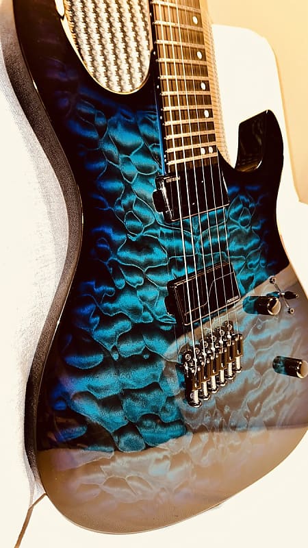 2019 Kiesel DCM6 Custom - Deep Nightburst Quilt | Reverb