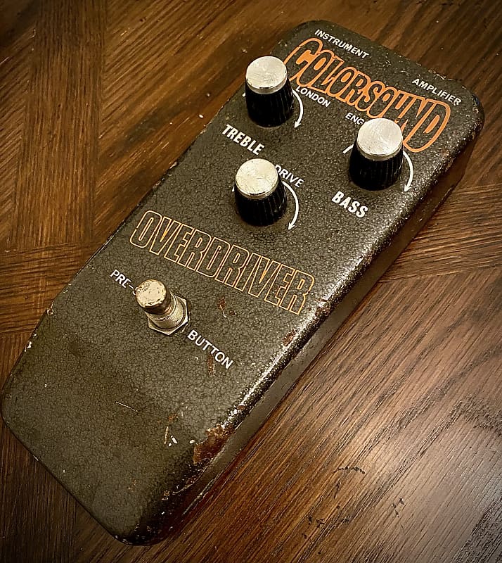Original 1974 Colorsound Overdriver (David Gilmour, Joe | Reverb