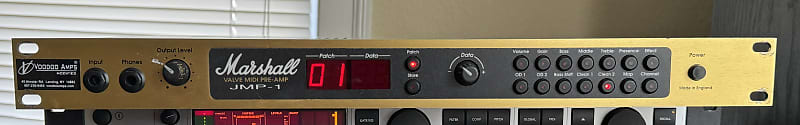 Marshall JMP-1 All Tube Guitar Preamp W/Voodoo Amps Platinum | Reverb