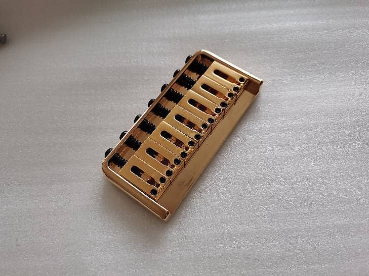 Hardtail 7 String Guitar Fixed Bridge in Gold Finish | Reverb