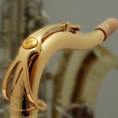 Yamaha Custom V1 Gold Lacquer TV1 Tenor Saxophone Neck | Reverb