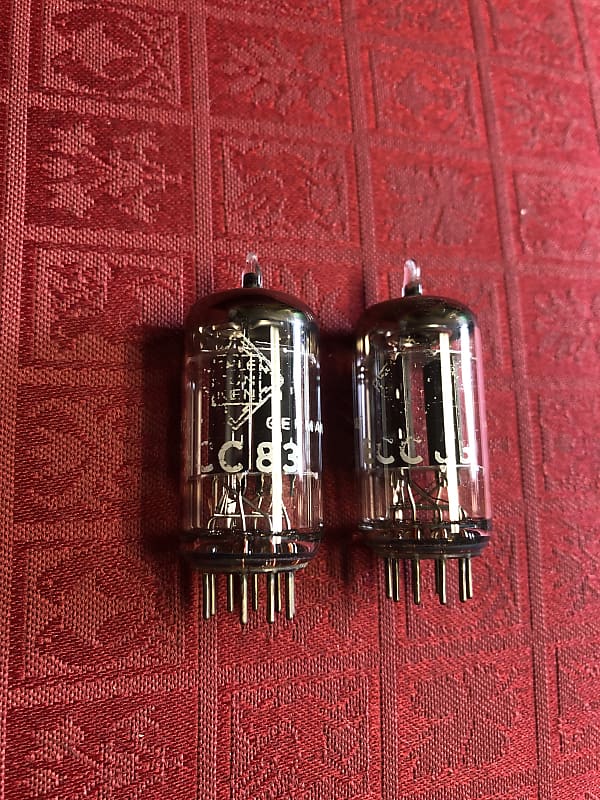 Telefunken ECC83 Diamond Bottom Matched pair | Reverb