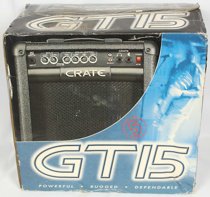 Crate GT-15 Electric Guitar Combo Amplifier | Reverb