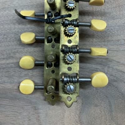 Mandolin Tuners Late 1800s Wooden buttons | Reverb