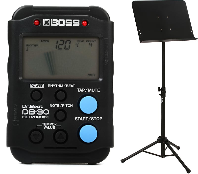 Boss DB-30 Dr. Beat Metronome Bundle with On-Stage SM7211B | Reverb