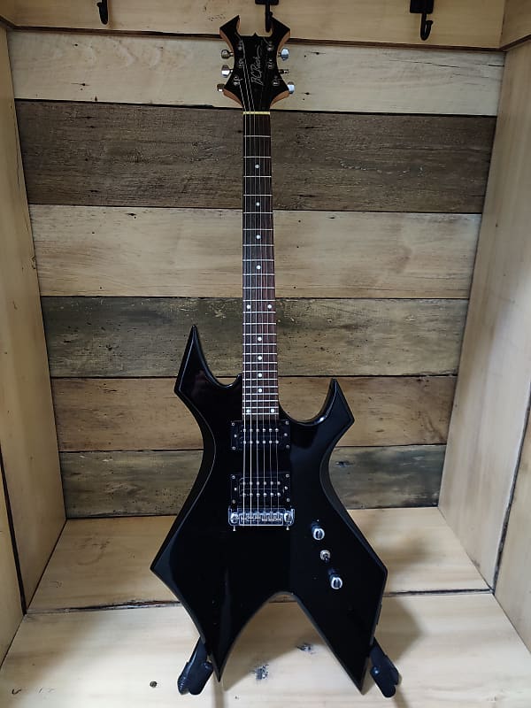 B.C. Rich Bronze Series Warlock Early 2000s - Gloss Black | Reverb
