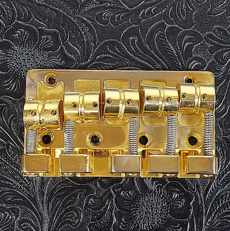 Gotoh Quick Release 5-String Bass Bridge Gold | Reverb