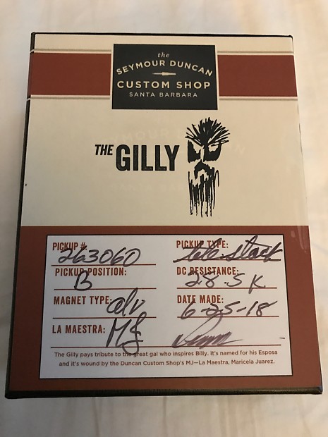 Seymour Duncan Custom Shop Gilly Tele Telecaster Stack Billy | Reverb