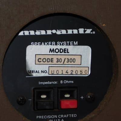 Marantz 30/300 3 Way Speakers-EC-8 Ohms-Chrome Dust cap | Reverb