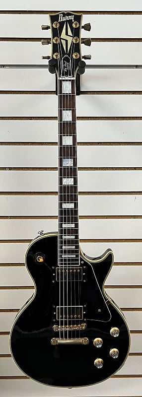 Burny Les Paul Custom Black Beauty w/Case | Reverb