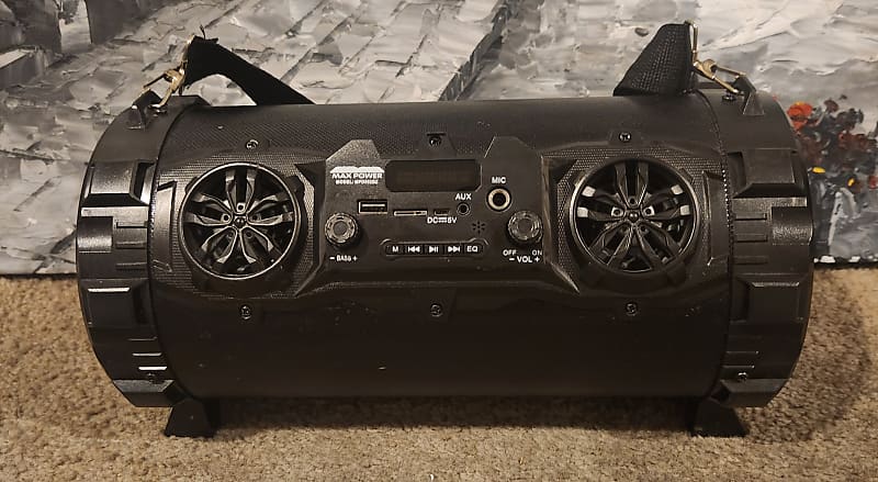 Max Power Max Power Portable Speaker w/5.5 Subwoofers Bass | Reverb