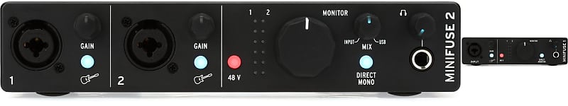 Arturia MiniFuse 2 USB-C Audio Interface - Black Bundle with | Reverb