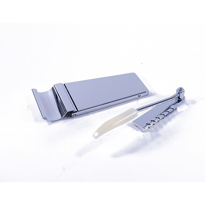 Long Chrome Lyre/Maestro Style Vibrola For Gibson Guitars | Reverb