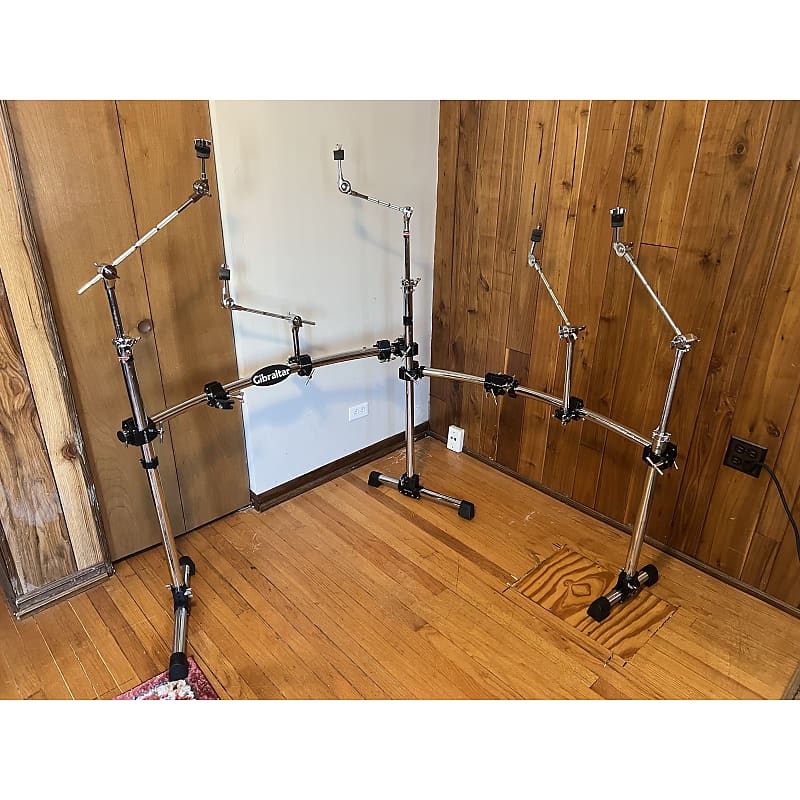 Gibraltar Drum Rack w/Tom holders and Cymbals arms - Used | Reverb