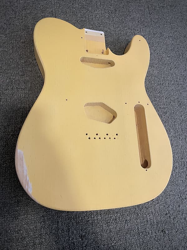 Sugar Pine Telecaster Body - TV Yellow Relic, 3 lbs. 15 oz. | Reverb