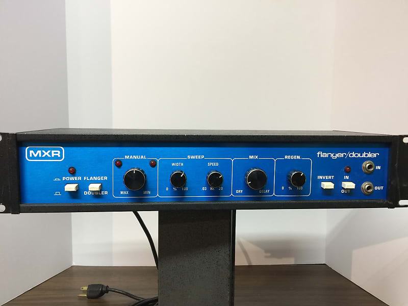 MXR Flanger / Doubler Model 126 Blue Face Rack Mount 1970 | Reverb