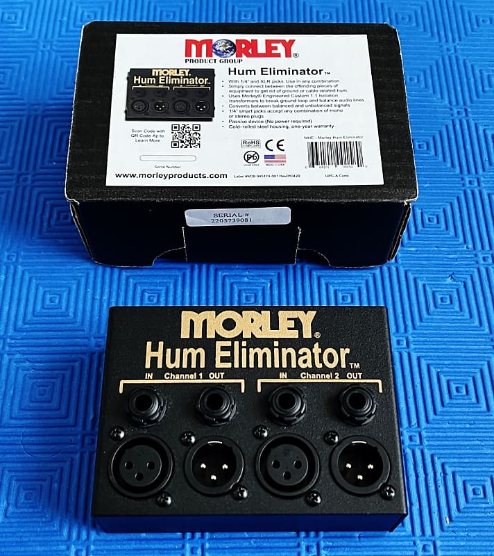 Morley MHE 2-channel Stereo Hum Eliminator - New in Box | Reverb