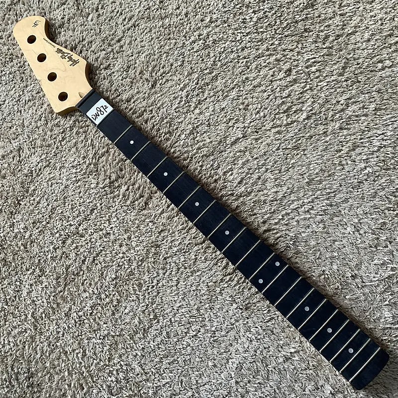 Harley Benton Maple Wood 4 String Bass Neck and 20 Frets | Reverb