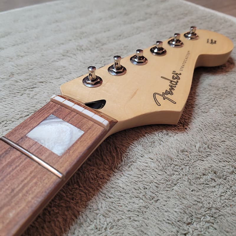 Player Series Stratocaster® Neck w/Block Inlays, Medium Jumbo | Reverb