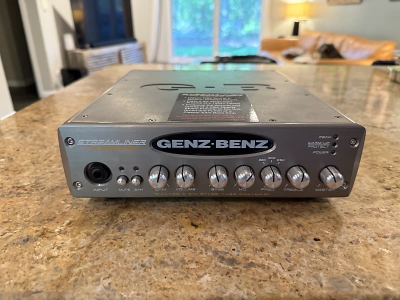 Genz Benz Streamliner 900 Bass Amplifier Head w/ Bag | Reverb