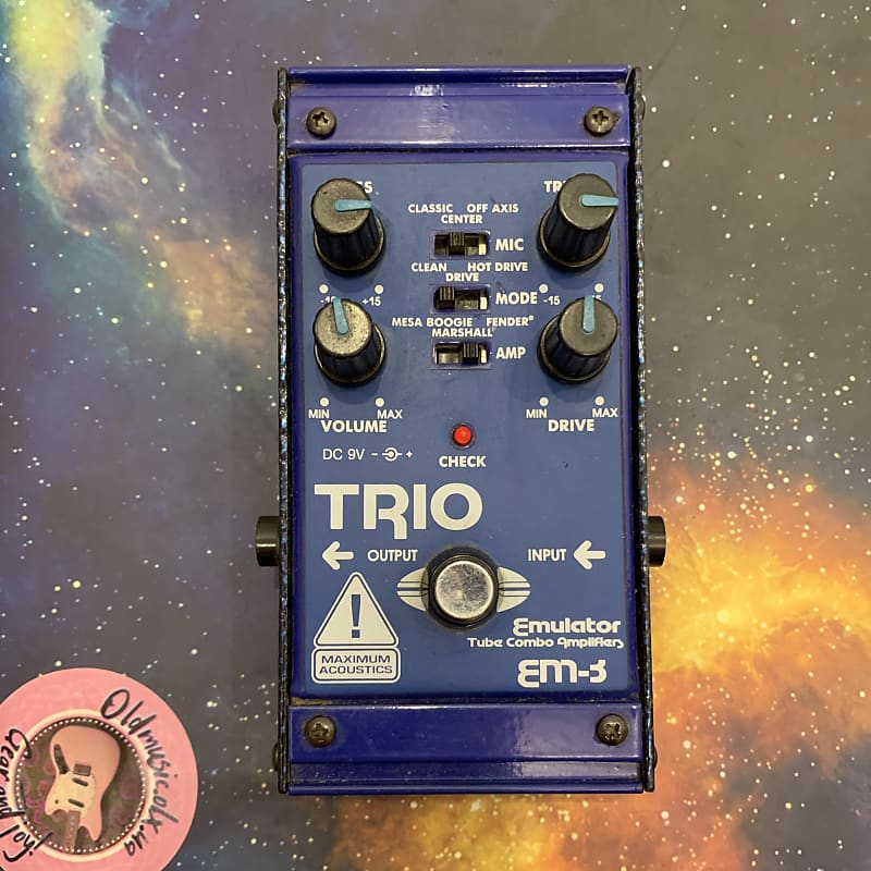 Maximum Acoustics Em-3 Trio Tube Emulator Sans Amp Distortion | Reverb