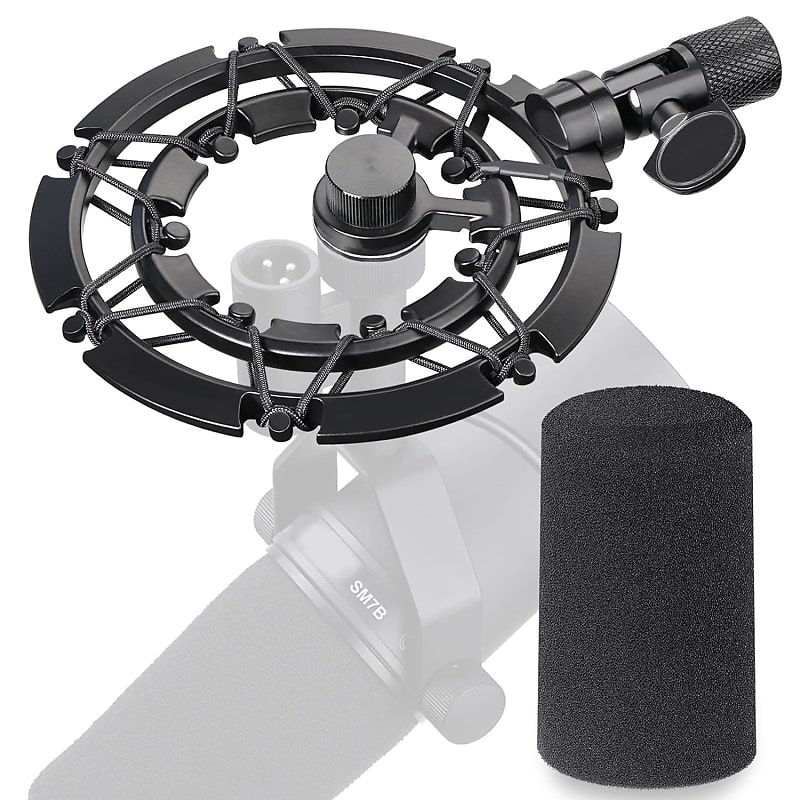 Shock Mount With Windscreen Reduces Vibration Noise Matching | Reverb