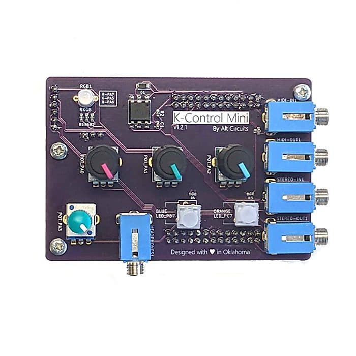 Alt Circuits K Control Mini with Ksoloti Core [Built from | Reverb