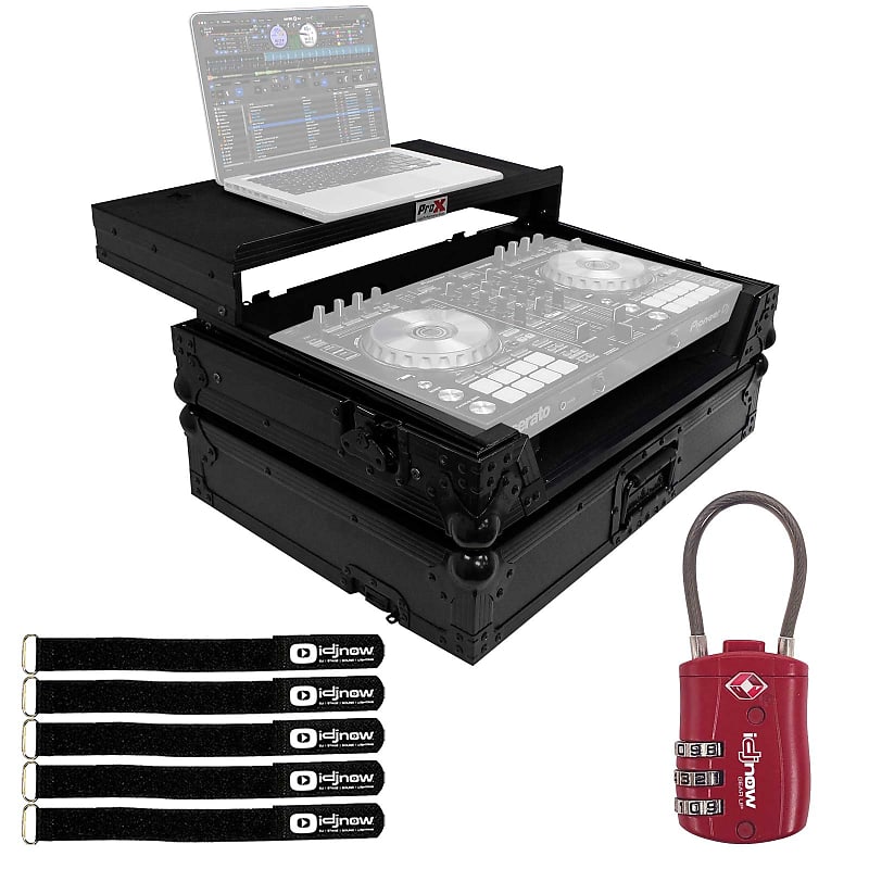 Prox XS-DDJSR2LTBL-LED Black Pioneer DDJ-SR2 Case with Red | Reverb