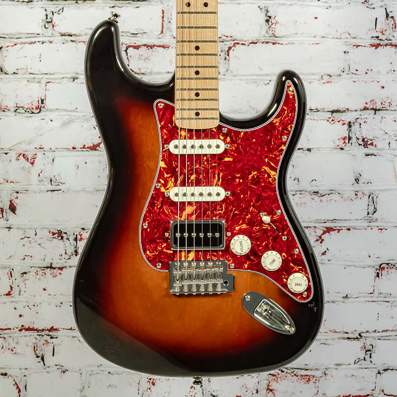 Squier - Parts Strat - Electric Guitar - Three Tone Sunburst | Reverb