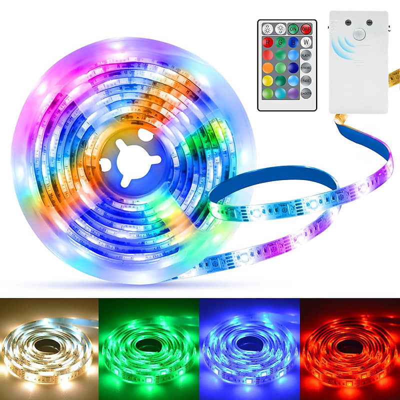 Motion Sensor Led Strip Lights Battery Operated, 60 Led 5050 | Reverb