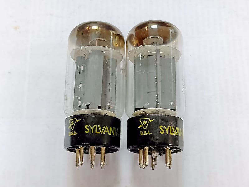 2 X SYLVANIA 6L6GC electron tube | Reverb