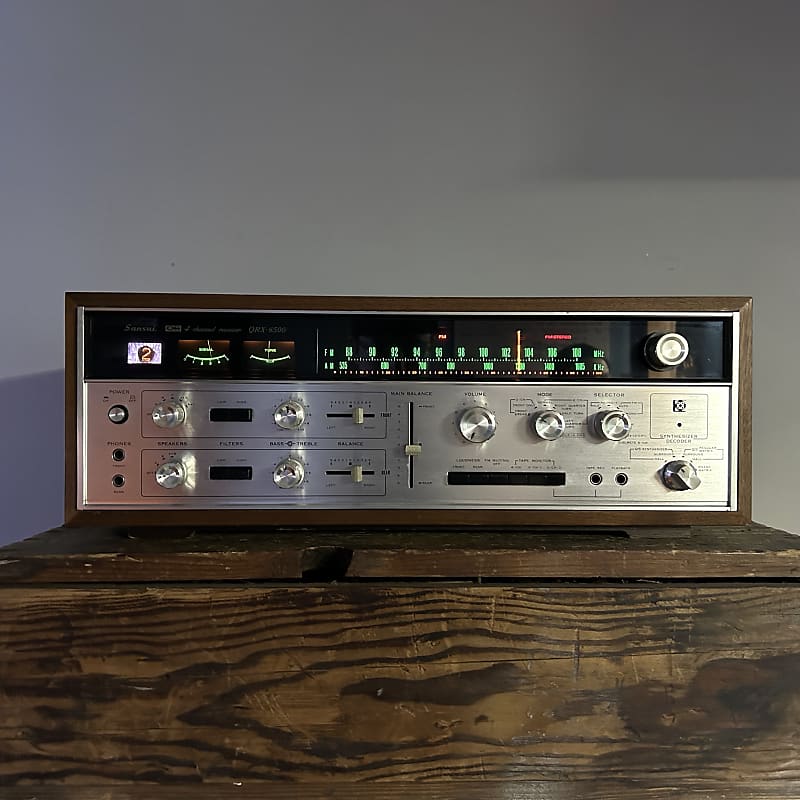 Sansui QRX-6500 Four Channel Receiver 1972-1973 - Silverface | Reverb