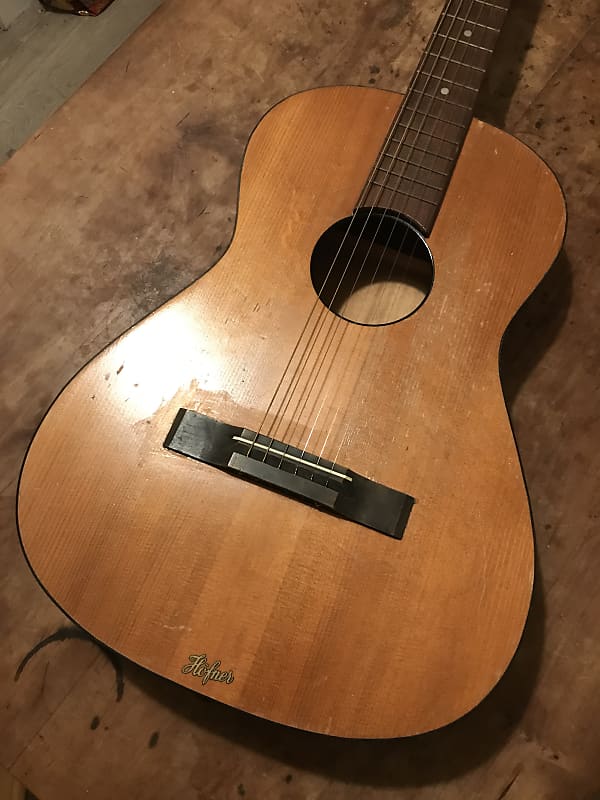 Hofner 512 Acoustic Guitar late-1950s - natural | Reverb UK