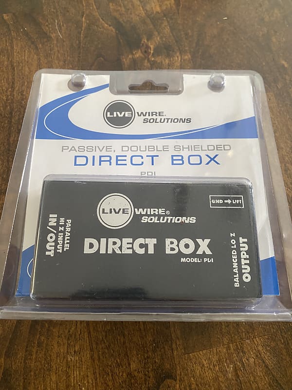 Live Wire PDI Direct Box - Black | Reverb