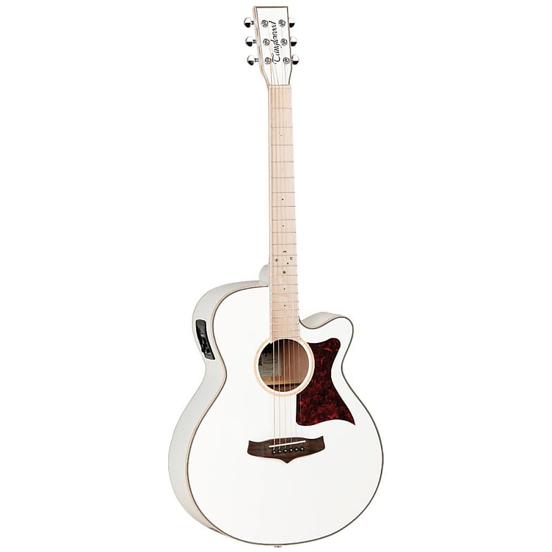 Tanglewood TW4 E Electro-Acoustic Guitar, White Gloss | Reverb