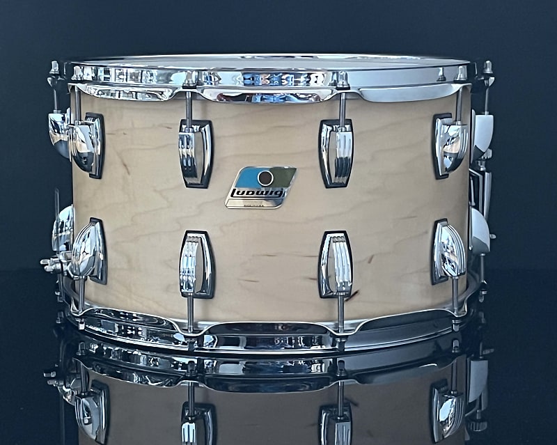 Ludwig Maple Classic 8 x 14 Snare - Satin Natural | Reverb