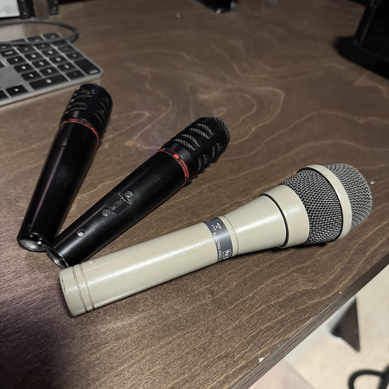 Vintage Mic Lot. EV pl-80, audio Technica 440d pair, | Reverb