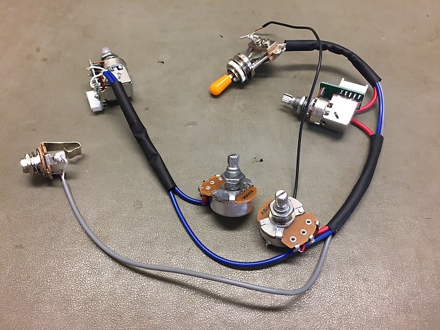 Epiphone Full wiring harness w/push/pull coil tap 2016 | Reverb