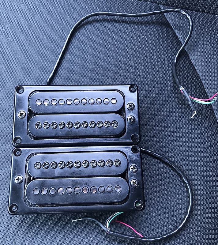 Carvin Carvin C22 Alnico V Humbucker Pickups Set w/ Rings / | Reverb