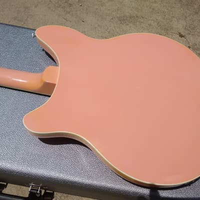 Vintage 1980 Rickenbacker 360 370 Guitar - Refin Shell Pink - | Reverb