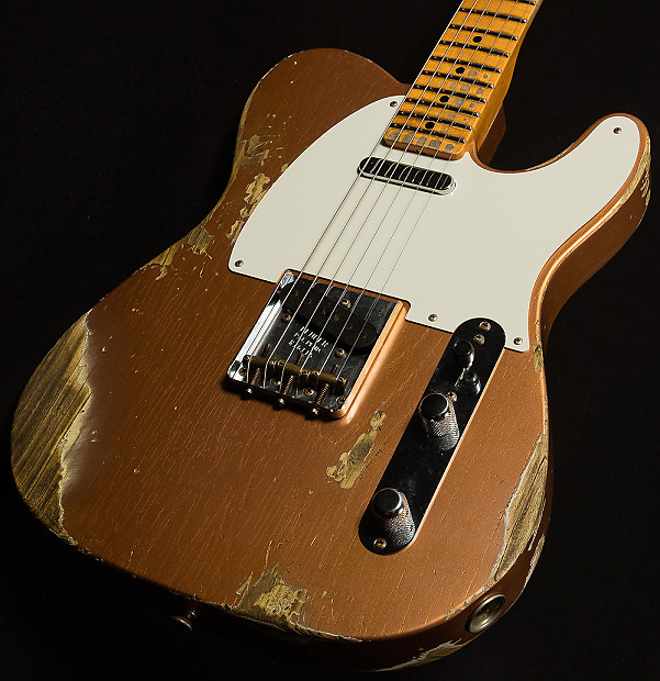 Fender 2017 Collection 1953 Telecaster Heavy Relic Copper | Reverb