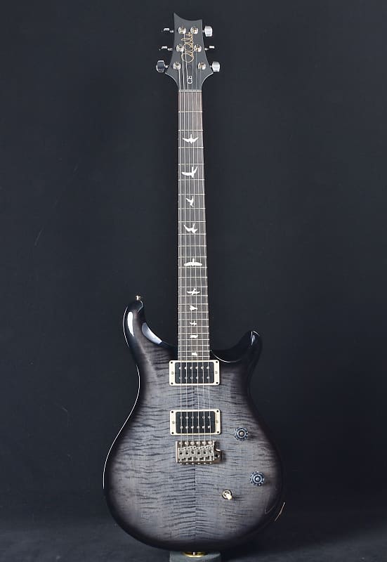 PRS CE 24 Custom Color Gray Black Wrap Burst | Reverb