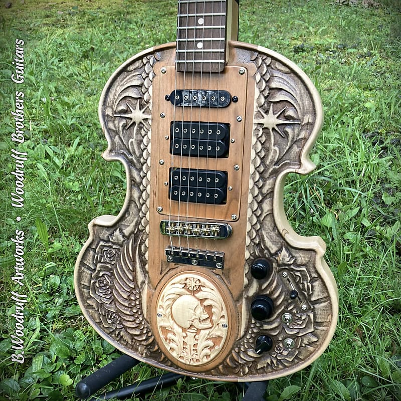 Cryptical Envelopment Carved 2024 Woodruff Custom - DiMarzio, | Reverb