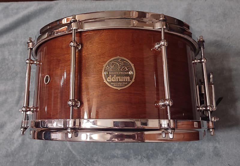 ddrum Dios 13x7" Bubinga Snare Drum - Natural | Reverb