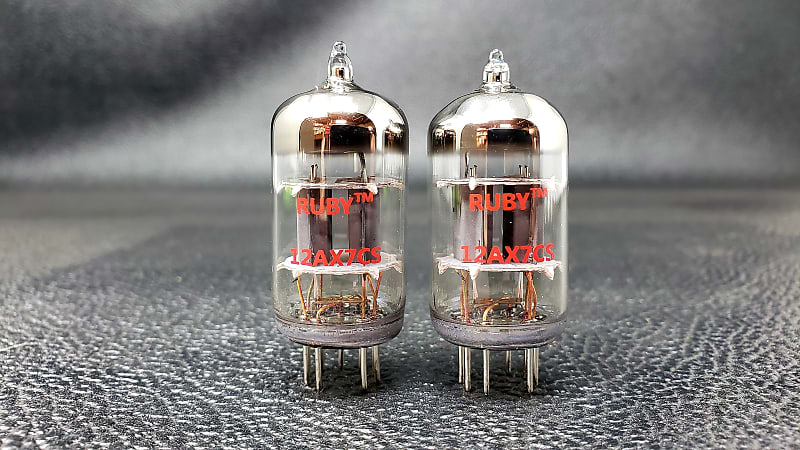 RUBY ECC83S / 12AX7 Preamp Matched Pair Set | Reverb