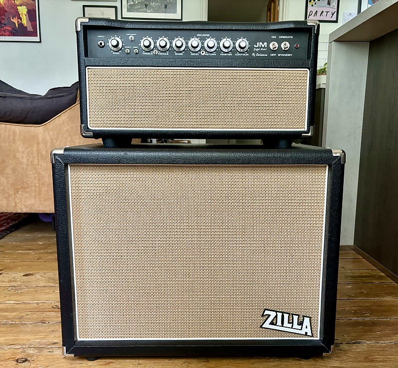 Ceriatone JM50 'Joyful Music' Head with matching Zilla cab | Reverb UK