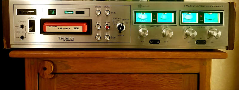 Panasonic RS-858 8 Track Quad Player Recorder Quadraphonic | Reverb