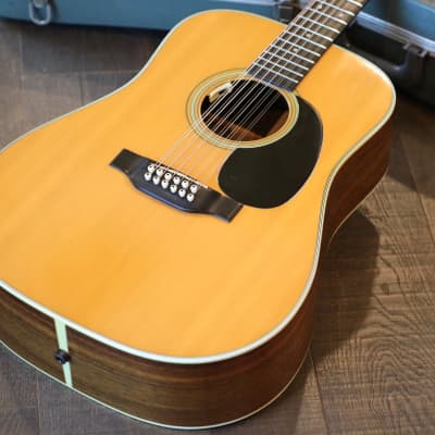 Vintage! 1975 Martin D-12/28 Natural Acoustic/ Electric | Reverb UK